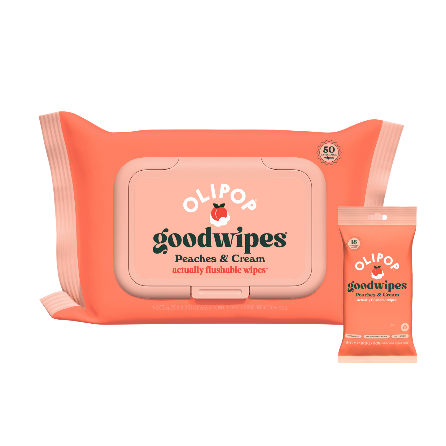 goodwipes. Actually Flushable Wipes®